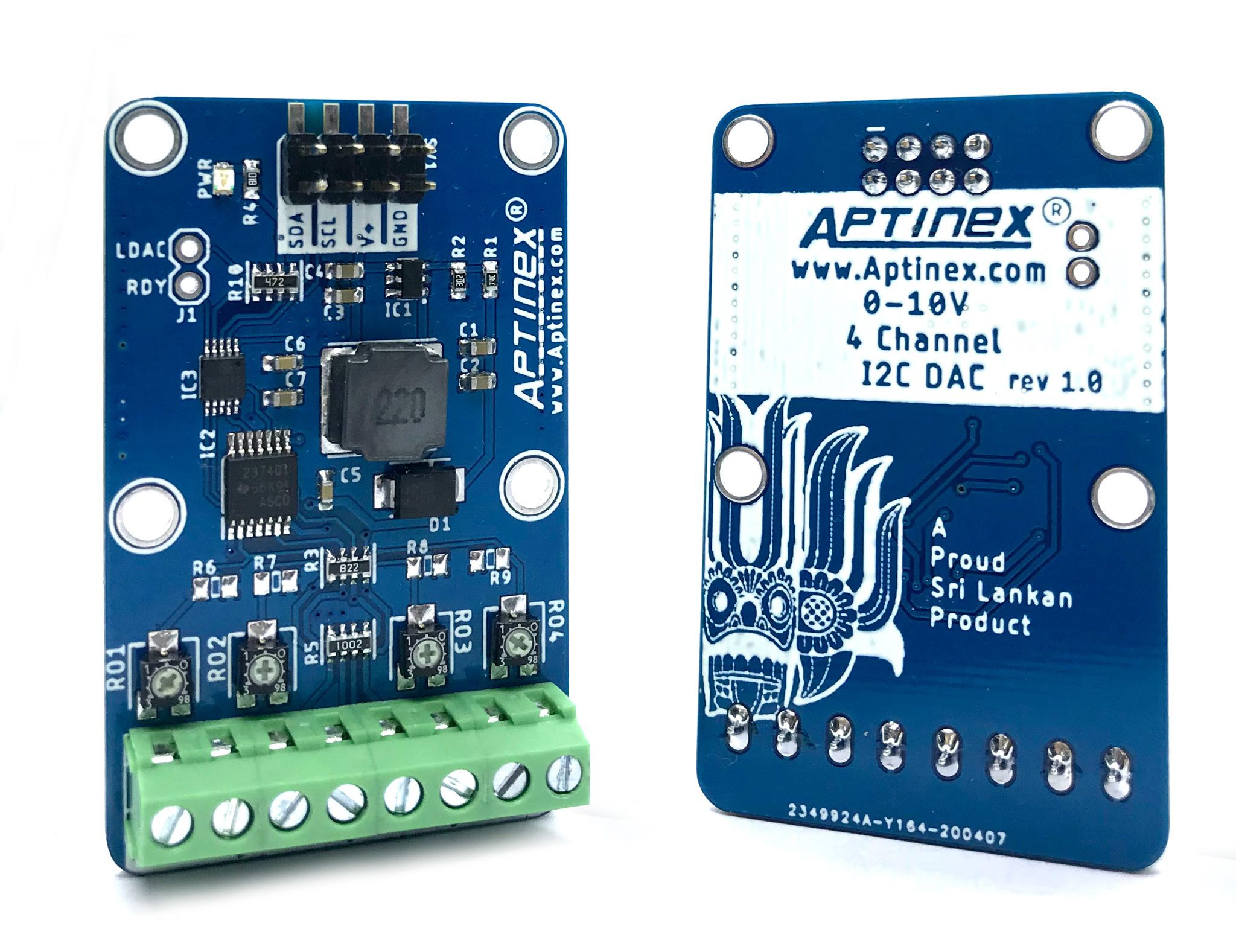 Aptinex 4 Channel DAC Module – LankaPCB